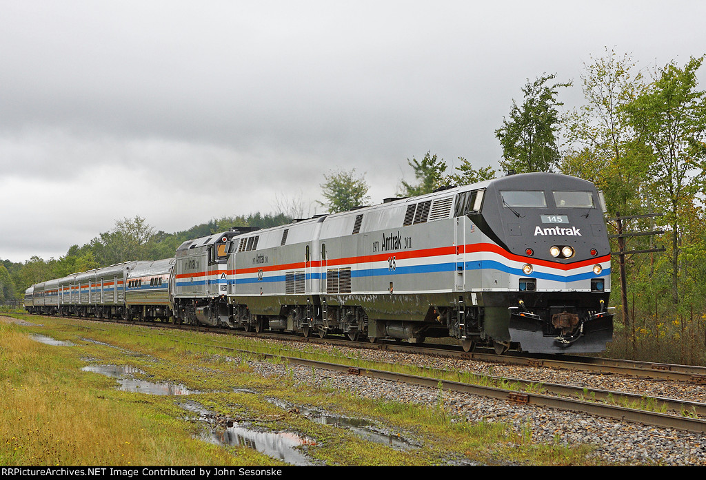 Amtrak 40th Anniversary Train, CP 01A-05, with 145-822-406